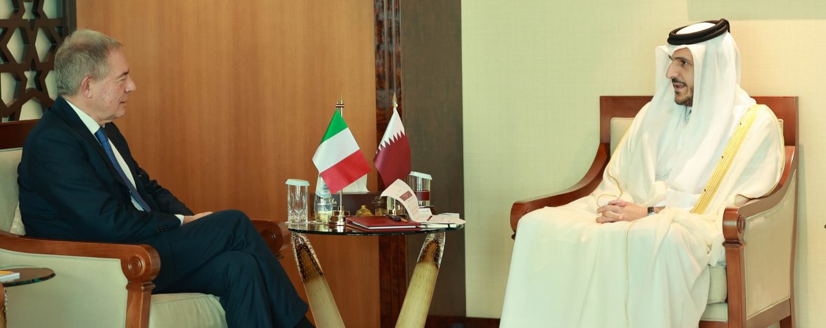 H.E. Minister of Commerce and Industry meets with the Italian Minister ...